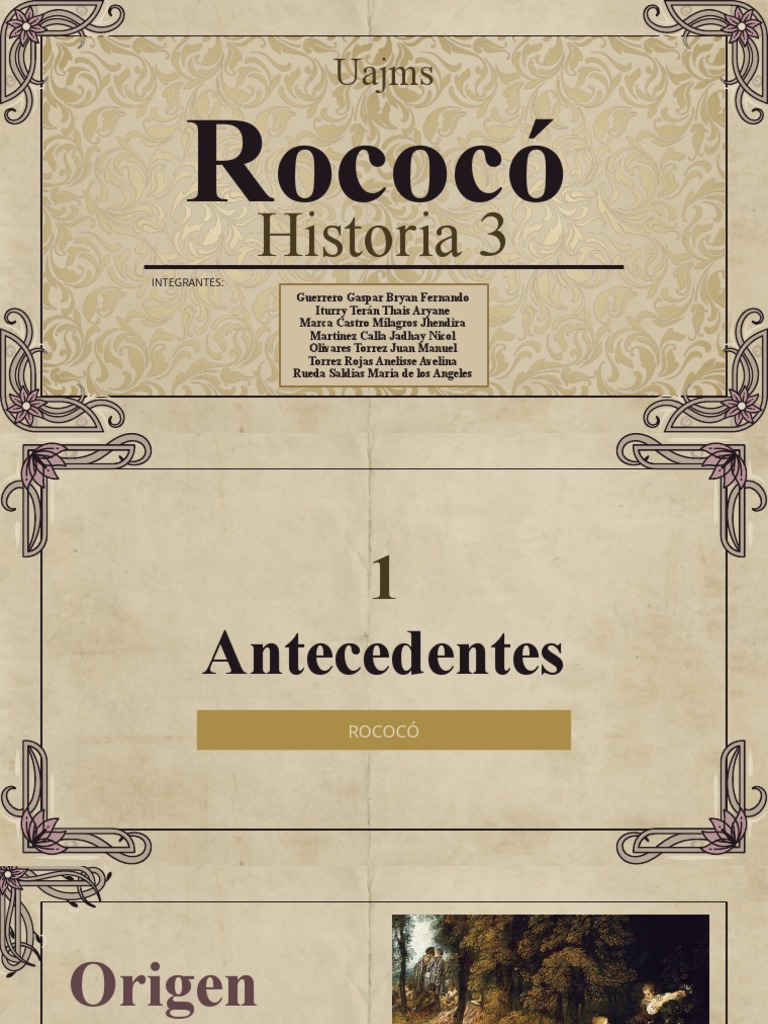 Rococó Historia | PDF