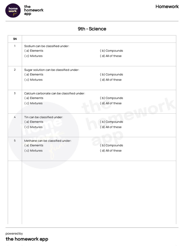 Class 9 Science | PDF