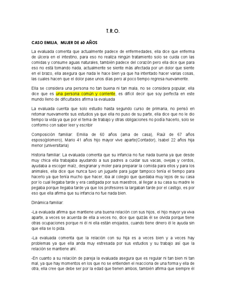 Ejercicio TRO Con Ejemplo CASO EMILIA | PDF | Mantequilla