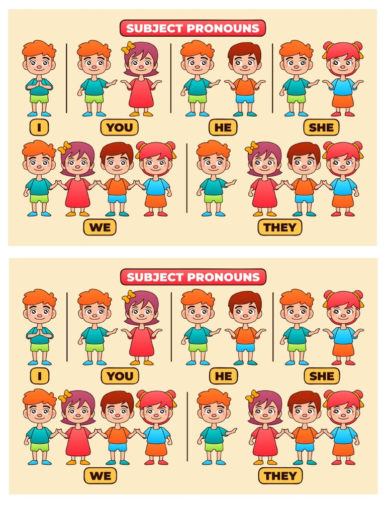 Subject Pronoun | PDF