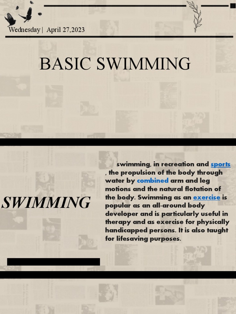 Basic Swimming | PDF