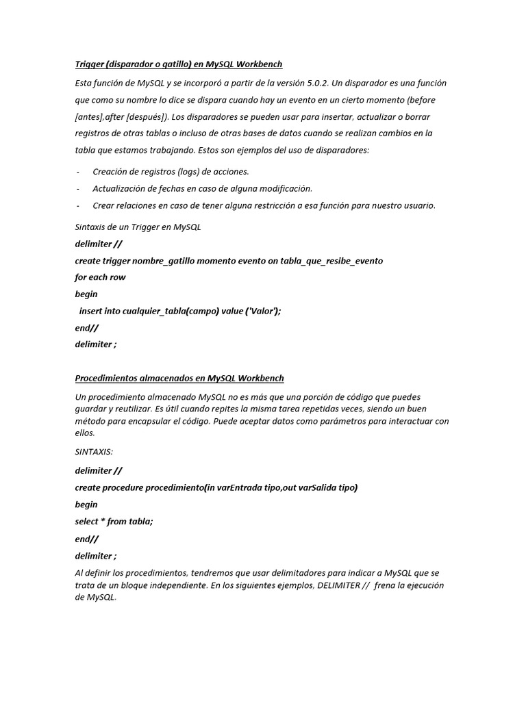 Conceptos En Mysql Pdf 