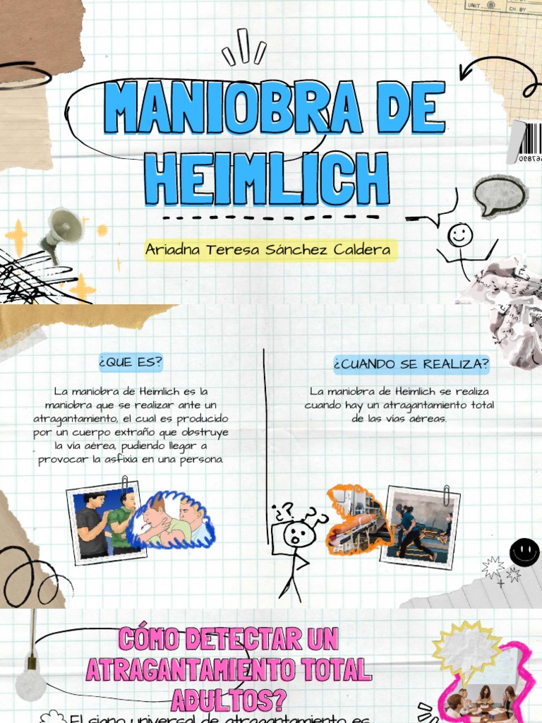 Maniobra de Heimlich: Guía Práctica | PDF | Servicios médicos de ...