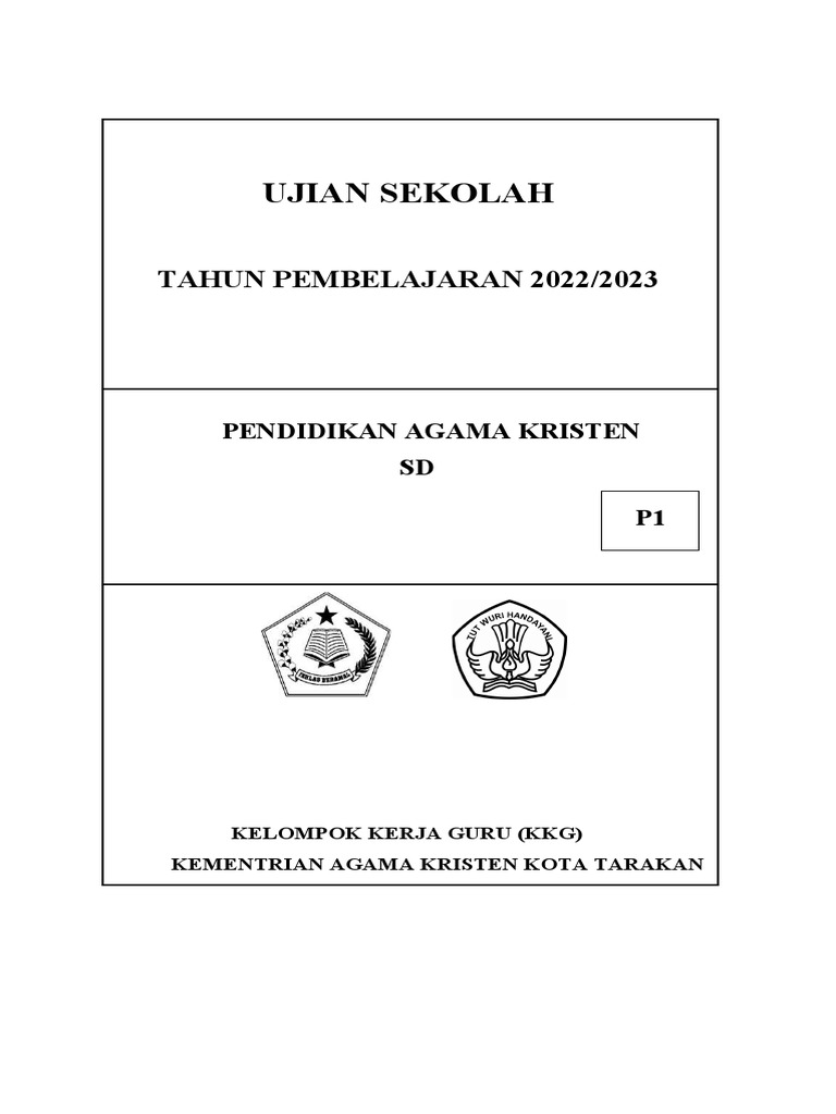 Sampul Dan Soal Us THN 2022-2023 | PDF