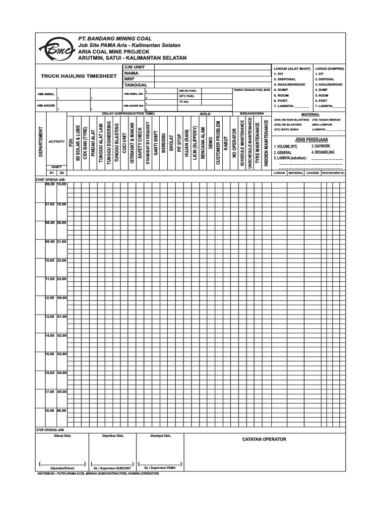Time Sheet | PDF