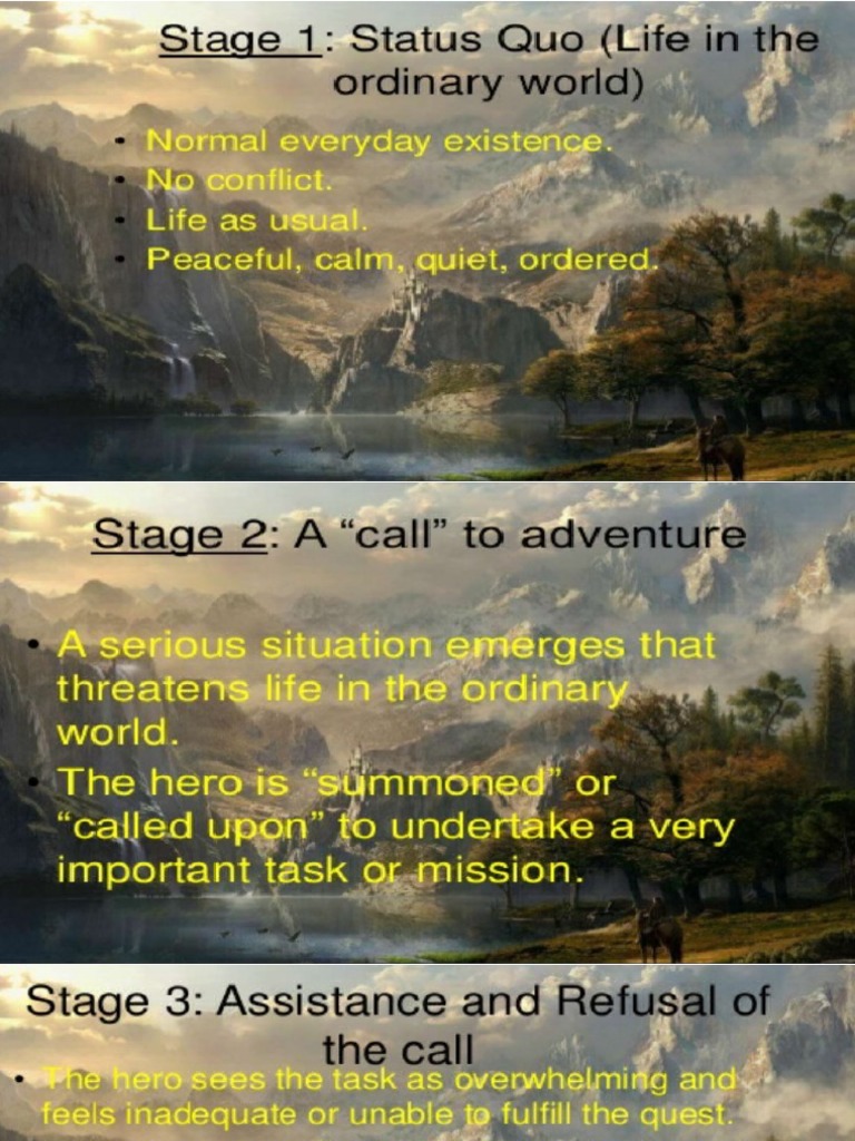 12 Stages of Heros Journey | PDF