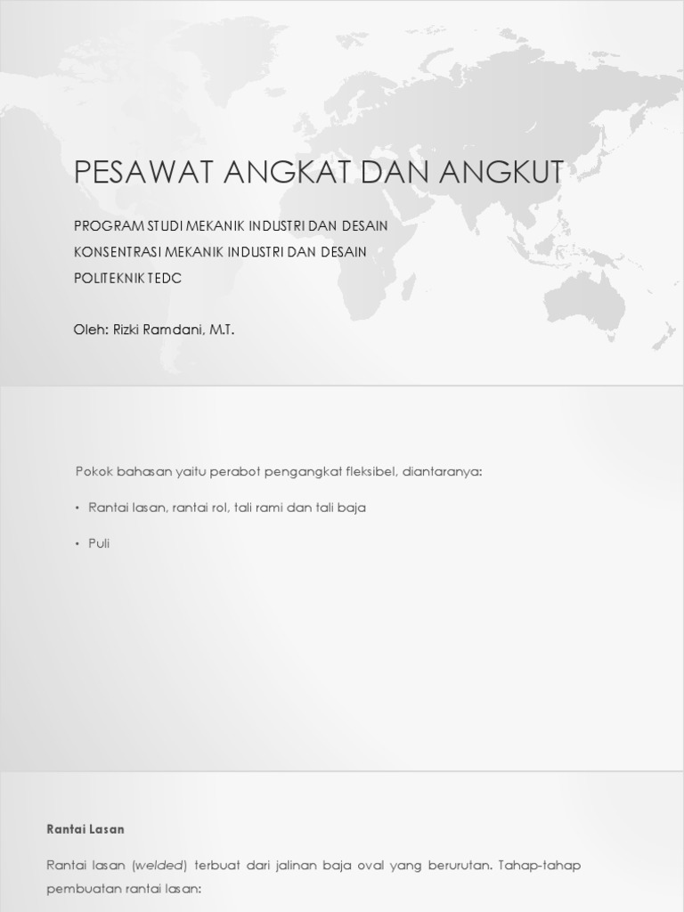 02 Pesawat Angkat Dan Angkut | PDF