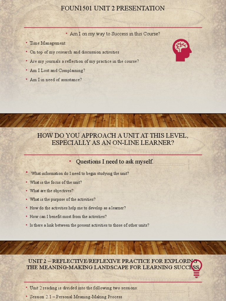 FOUN1501 UNIT 2 Presentation (CC) | PDF