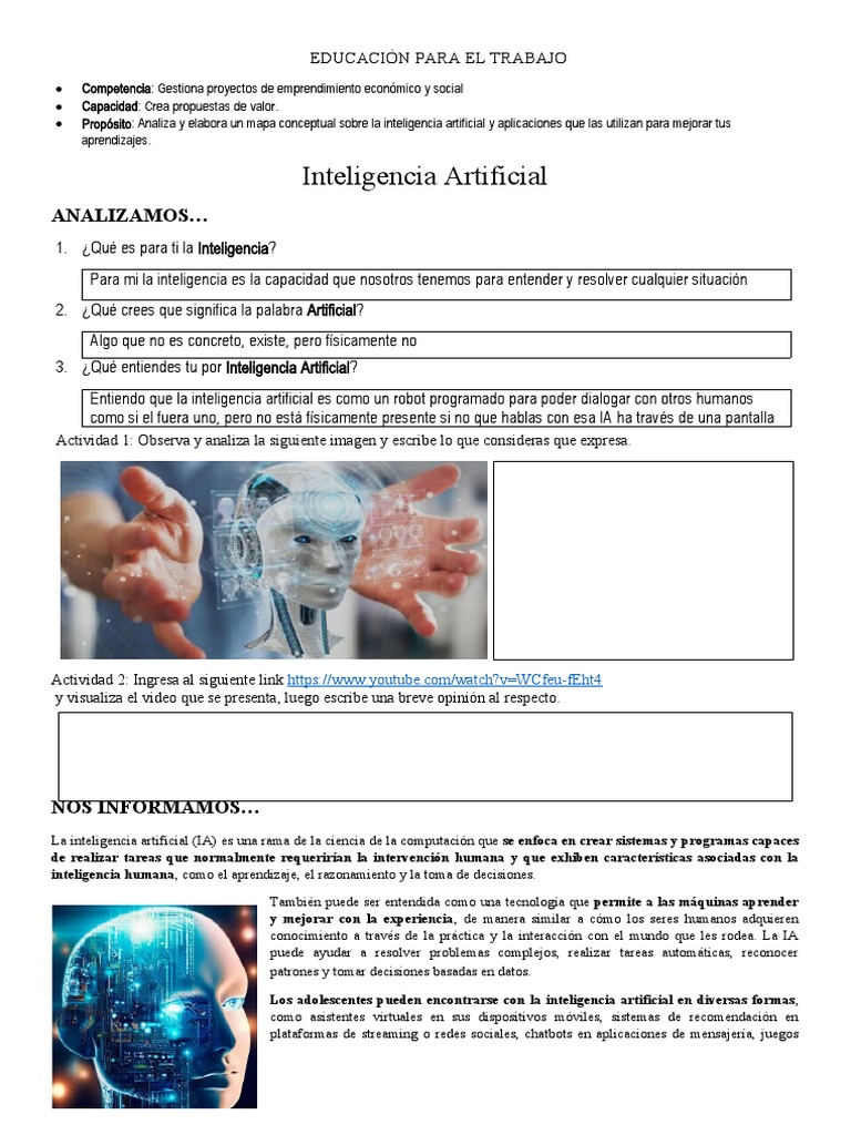 Inteligencia Artificial | PDF | Inteligencia artificial | Inteligencia (IA) y semántica