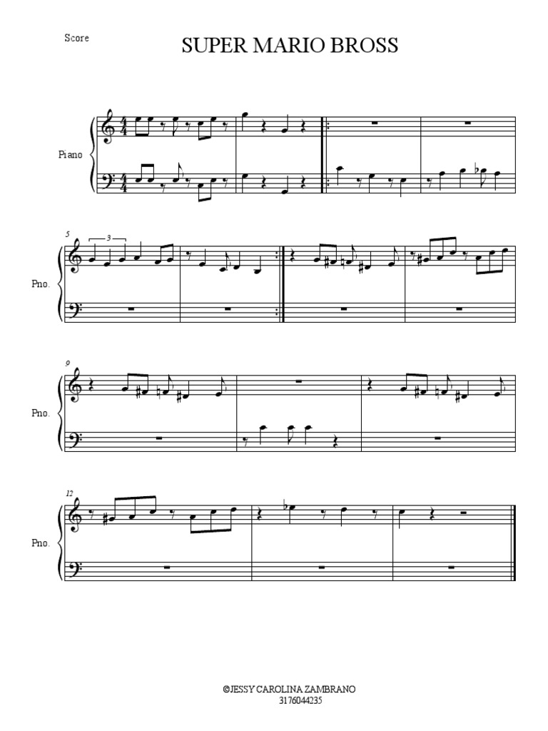 Super Mario Bros Samuel Mera | PDF