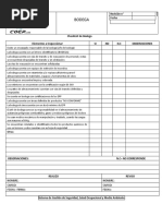 Check List Bodegas | PDF