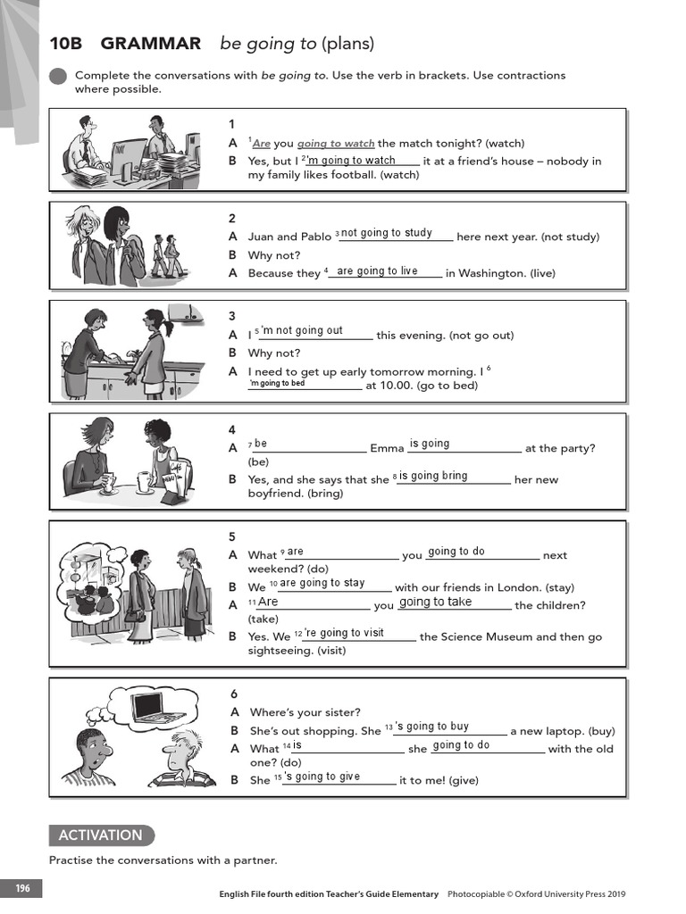10B English File 4e Elementary TG PCM Grammar 10B | PDF
