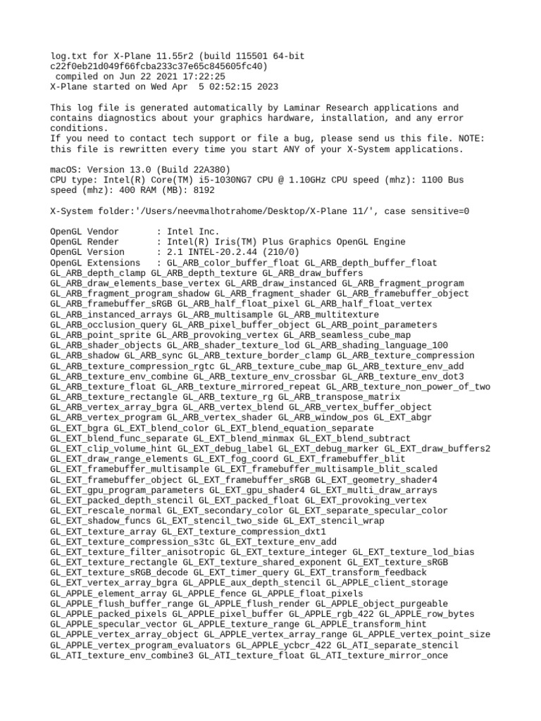 Log Text | PDF | Texture Mapping | Mac Os