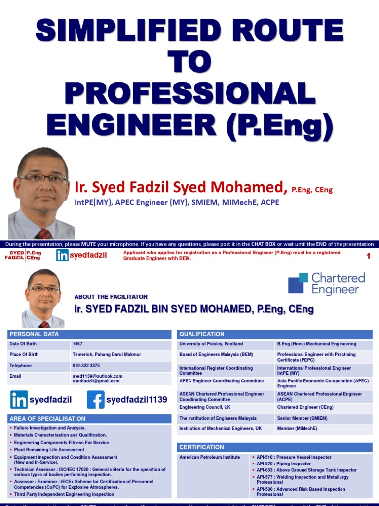 Simplified-Route-to-BEM-Professional Engineer | PDF | Engineer | Engineering