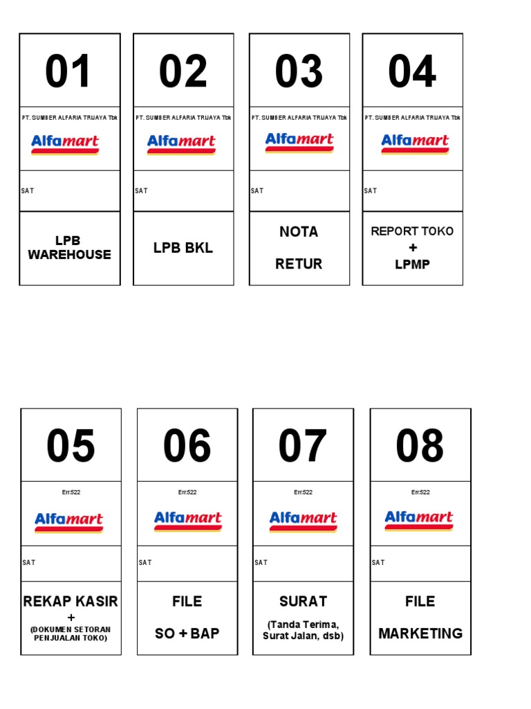 B. ODNER - Sampul 10 Odner + Label Buku Expedisi | PDF