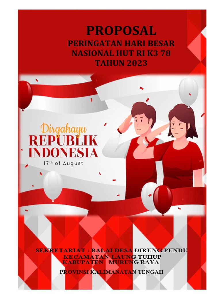 Cover Proposal Hut Ri 2023 | PDF