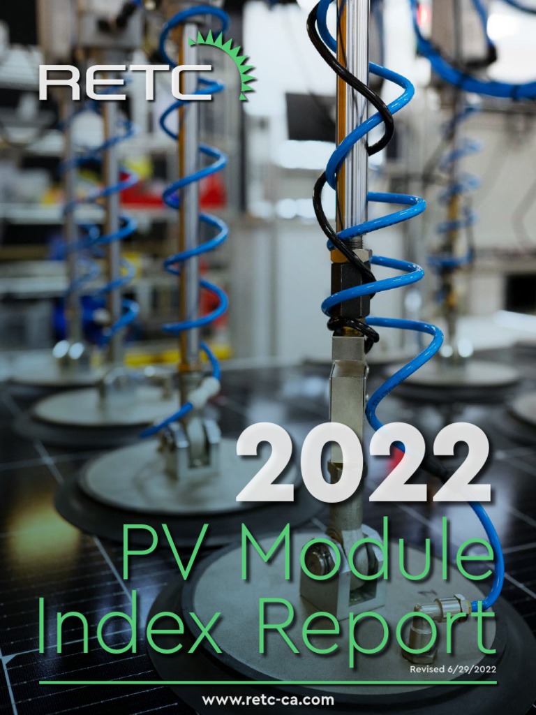 PV Module Index Report 2022 | PDF | Photovoltaics | Risk