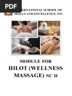 CORE 3 Apply Hilot Wellness Massage Techniques | PDF | Infection Control | Hygiene