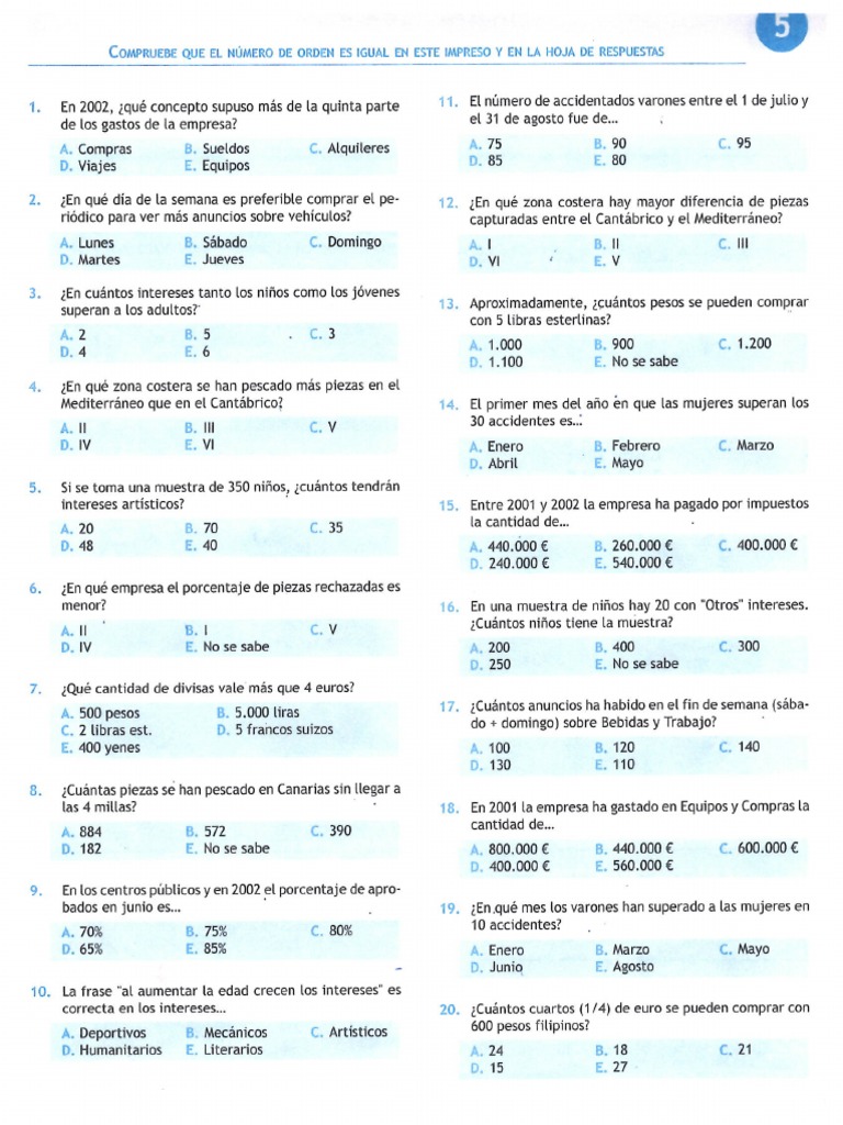 Ejercicios Prueba Tisd Pdf