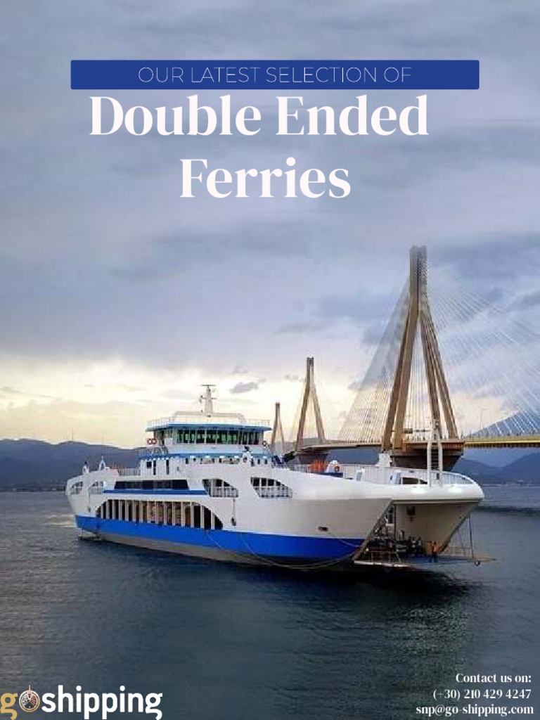 Greek Double Ended Ferries July 2023 Edition - 64a8220c | PDF