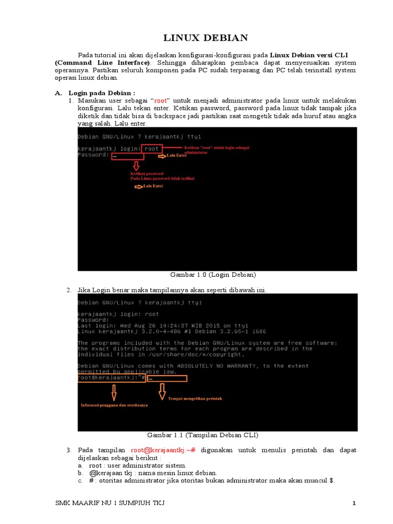 Modul Konfigurasi Pada Debian | PDF | Teknologi & Rekayasa