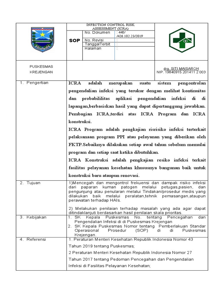 Sop Icra | PDF