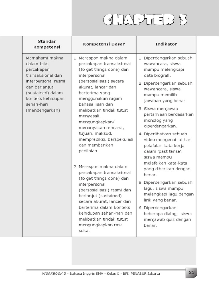 WB 2 Chapter 3 | PDF