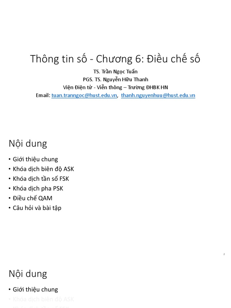 Chapter6 - Digital Modulation - v6 | PDF