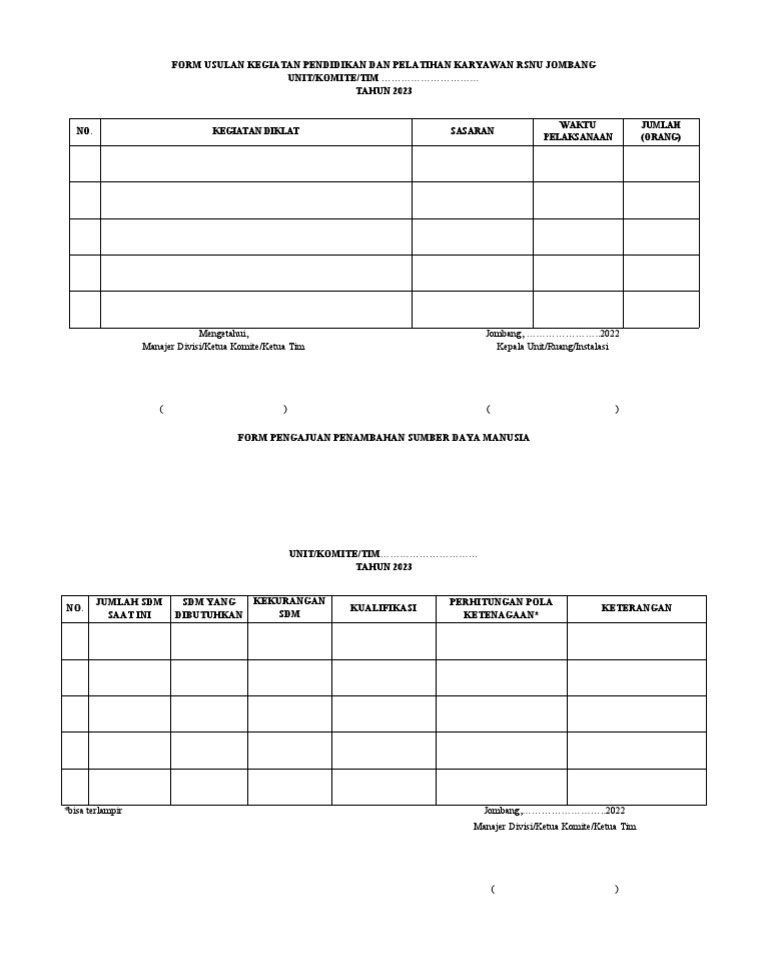 Form Tna 20 | PDF | Komputer