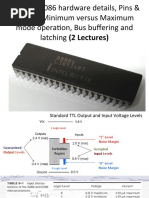 8086 Pin Diagram | PDF | Input/Output | Central Processing Unit