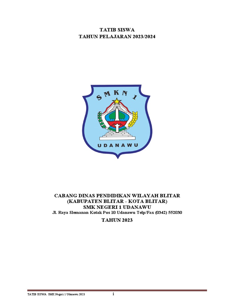Tatib SMK 2023 | PDF