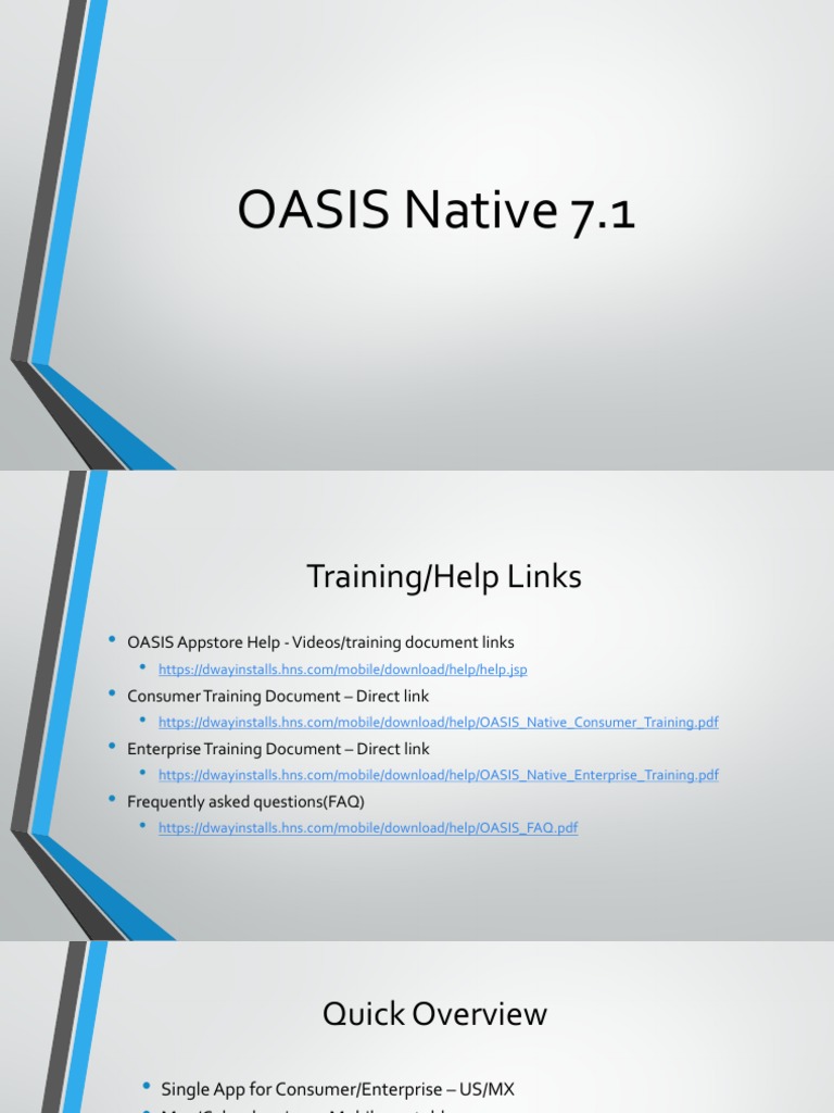 OASIS Native QuickHelp | PDF | Barcode | Image Scanner