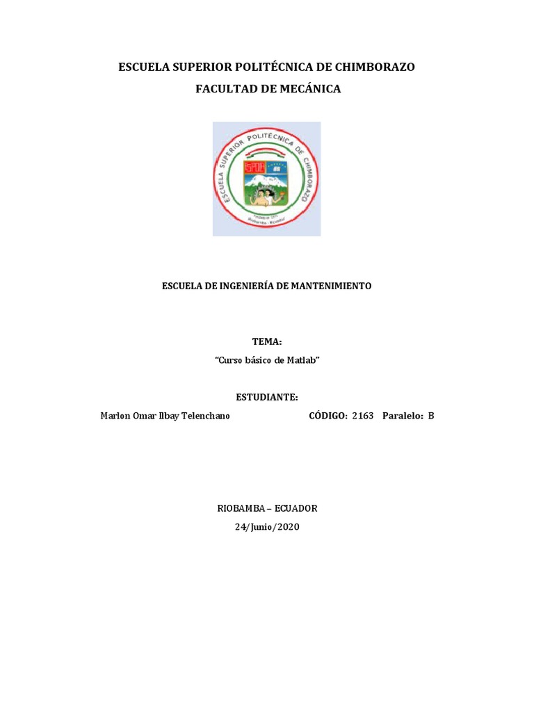 Tutorial de Matlab | PDF