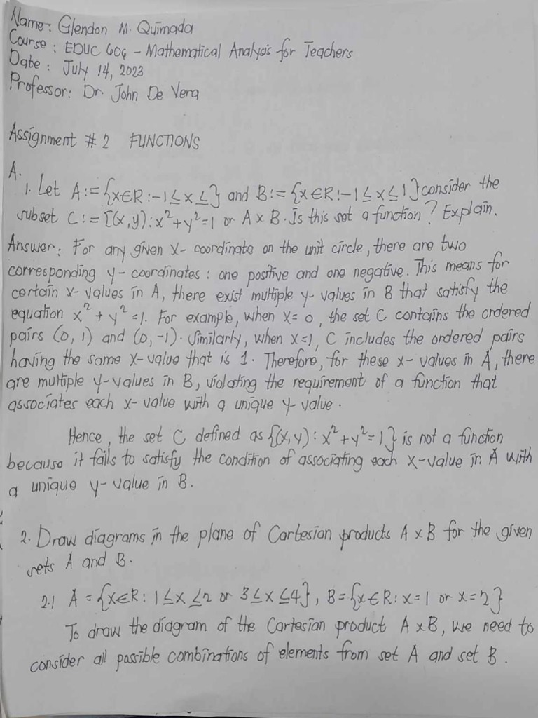 Educ 606 - Assignment Number 2 - Quimada | PDF