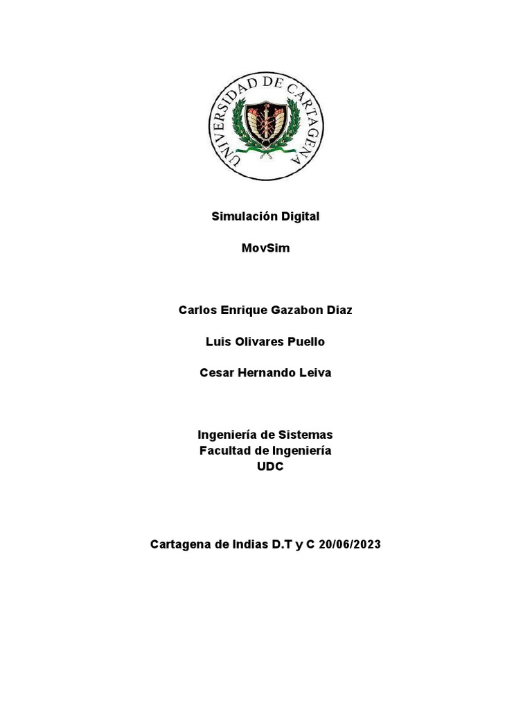 Análisis del Simulador MovSim en Tráfico | PDF | Simulación | Transporte