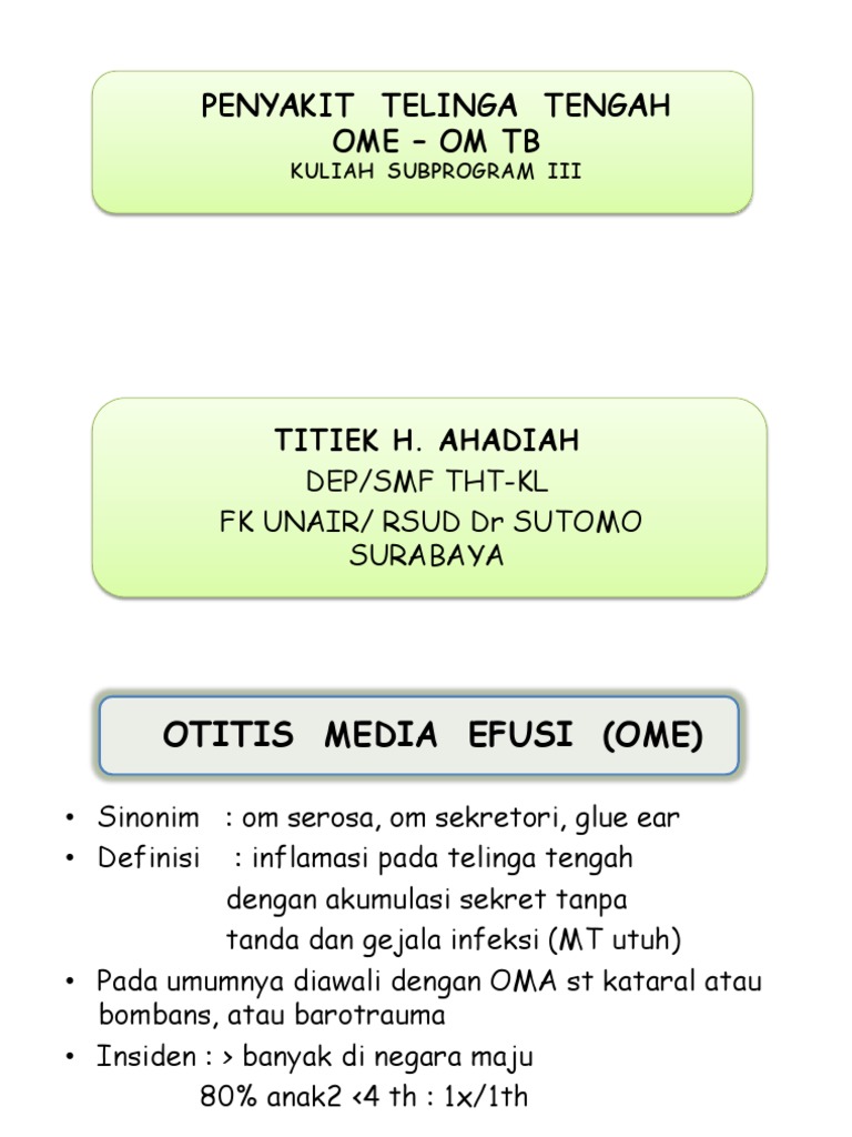 06 OME - OMT Revisi | PDF