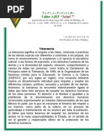 Triptico de La Tolerancia | PDF | Tolerancia | Política (general)