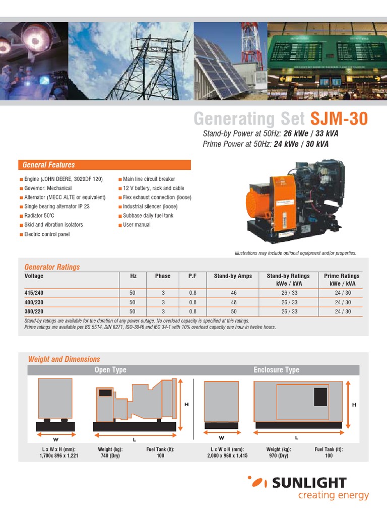 Gensets Sjm 30 Pdf