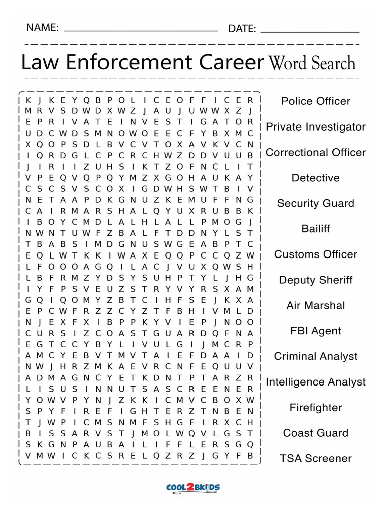 Law Enforcement Career Word | PDF