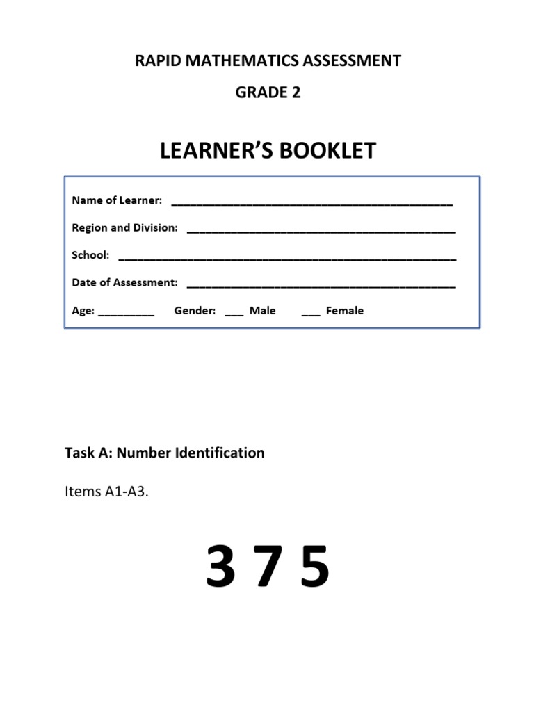 RMA Grade-2 Learner S-Booklet 13-June-2023 | PDF