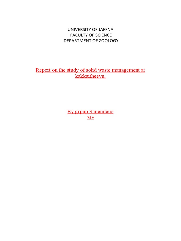 SWM Project | PDF | Science & Mathematics