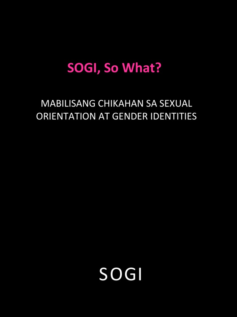 Module 1 Session 2 SOGI | PDF | Gender Studies | Gender Module 1 Session 2 SOGI | PDF | Gender Studies | Gender
