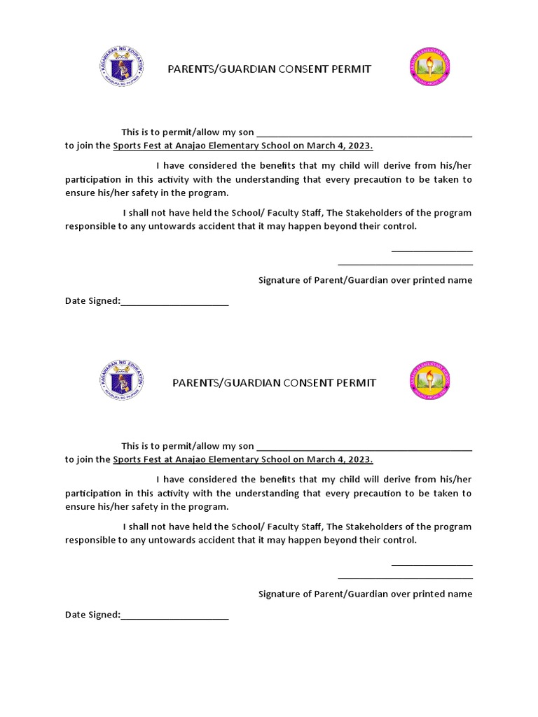 PARENTS Consent | PDF