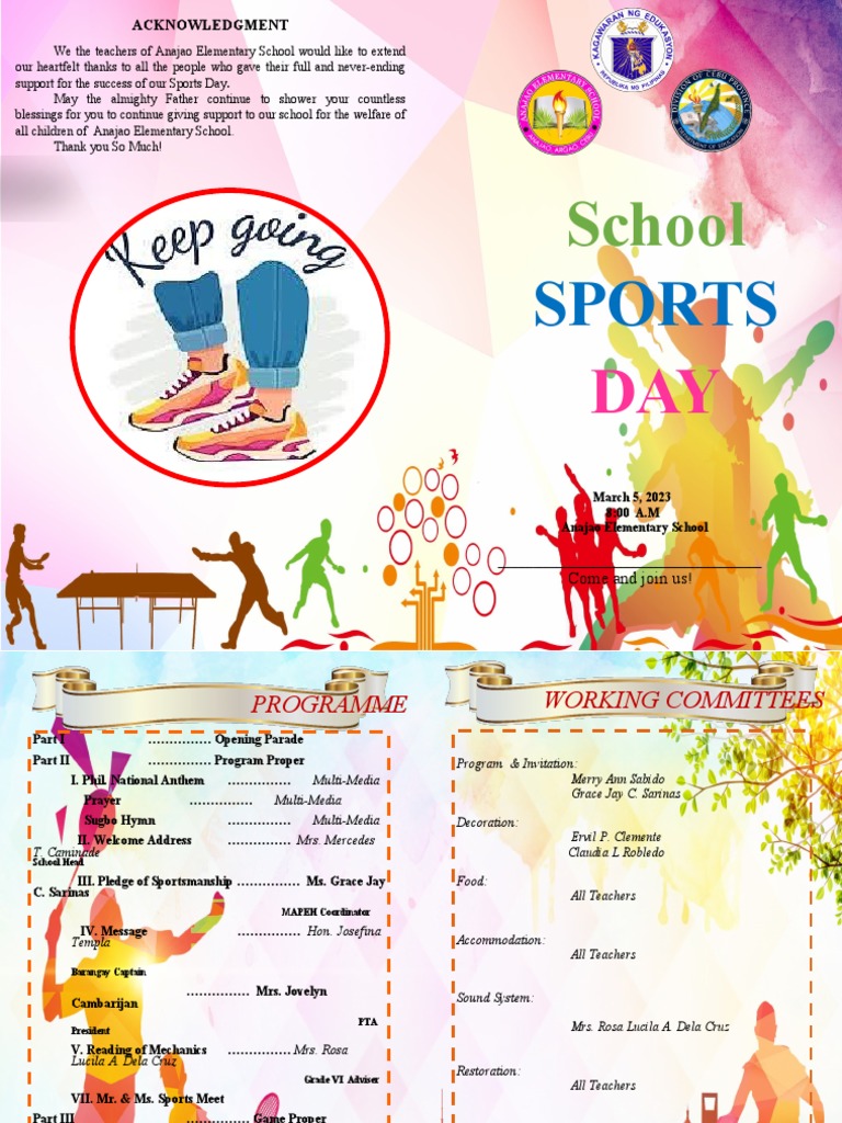 Sports Day Program 2022-2023 | PDF