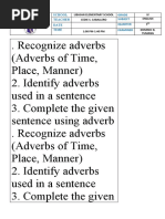 Filipino LP (Pagsunod Sa Panuto) | PDF