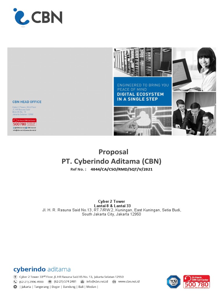 Quotation CBN Premier - CBN Excess SOHO Pop | PDF