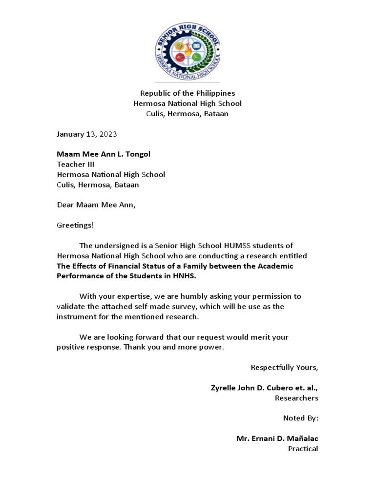 Validation-Letter | PDF