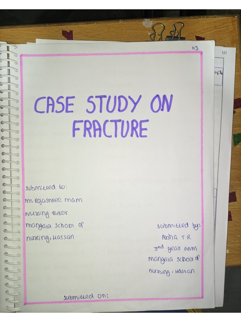 Fracture Case Study Model | PDF