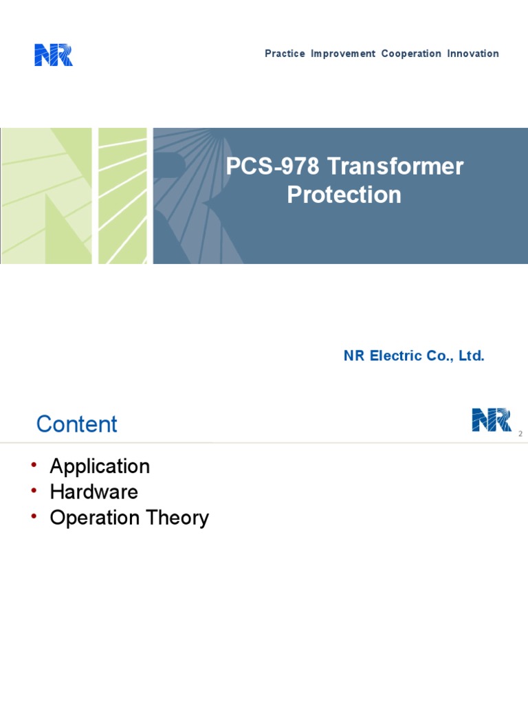 PCS-978 Transformer Protection | PDF PCS-978 Transformer Protection | PDF