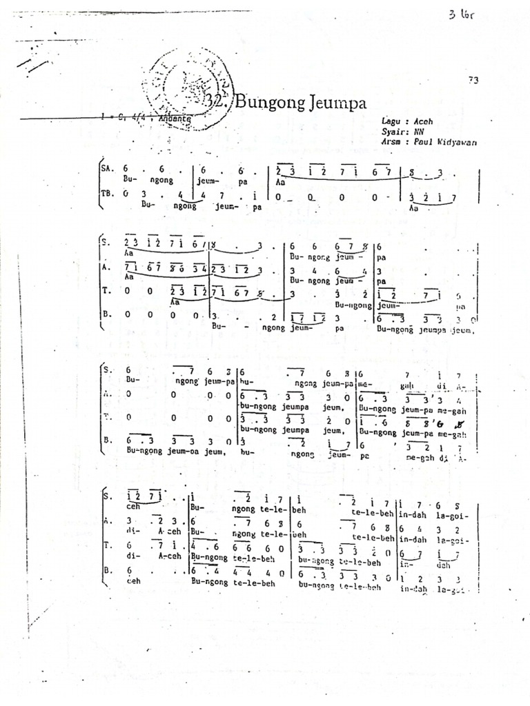 Bungong Jeumpa | PDF